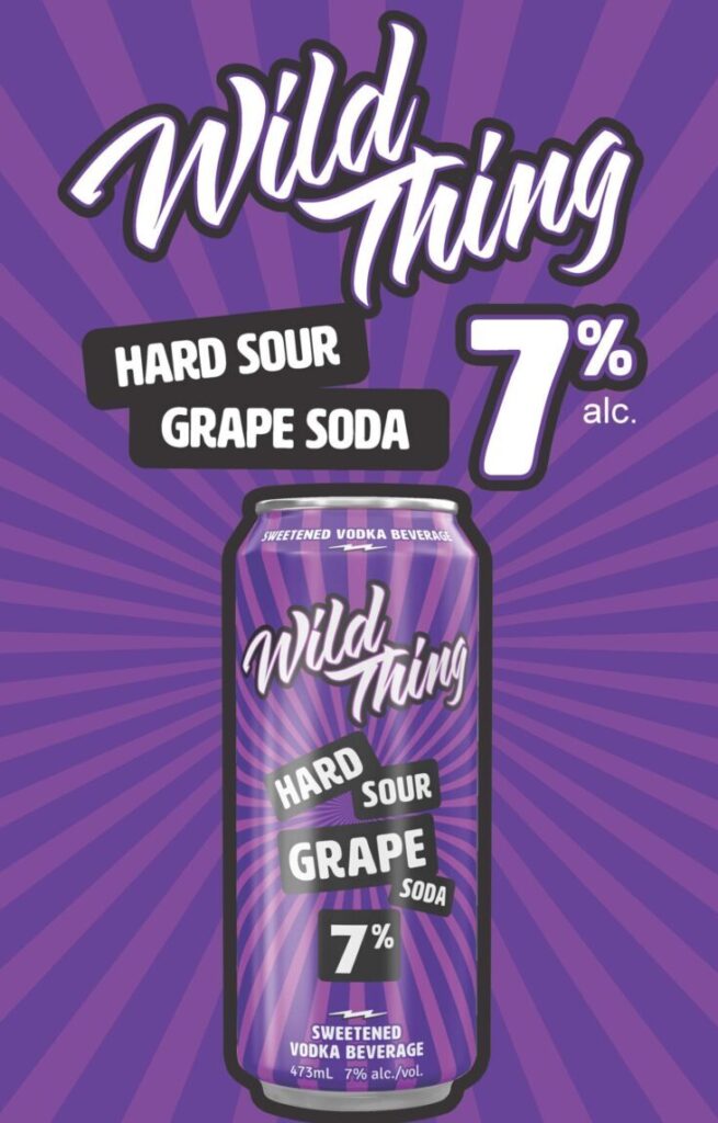 NEW RELEASE: Wild Thing Hard Sour Grape Soda | Pacific Western Brewing